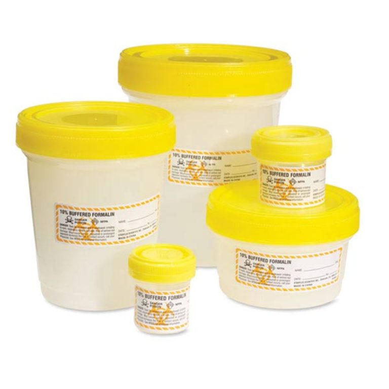 Formalin pre-filled pottles - Awanui Veterinary
